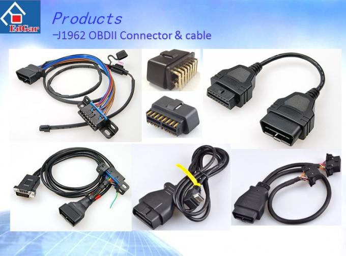 Vehicle Side Connector J1962 OBDII J1962OBD pinout,